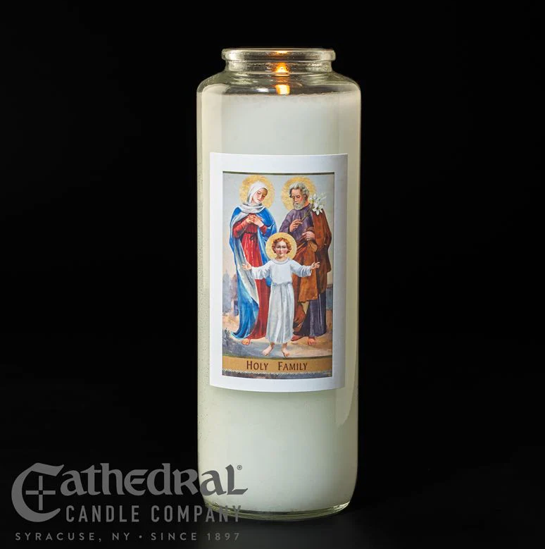 Holy Family Candle - Sacred Image Collection – Chiarelli's Religious ...