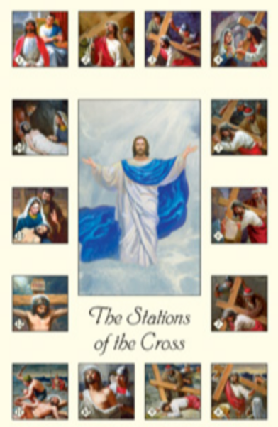 Stations of the Cross Holy Card – Chiarelli's Religious Goods & Church ...