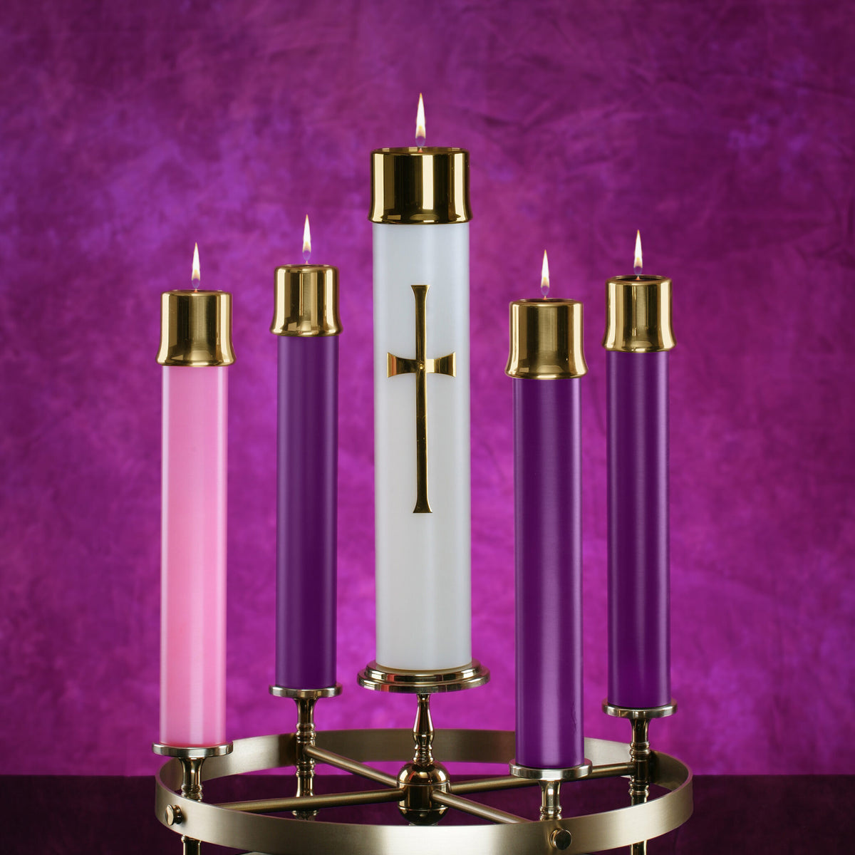 Lux Mundi - Refillable Advent Candles – Chiarelli's Religious Goods ...